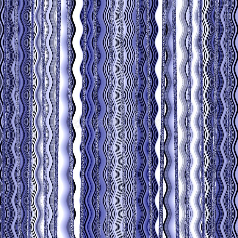 Wavy Lines and Dots Pattern, Vertical Blue Background Stock ...