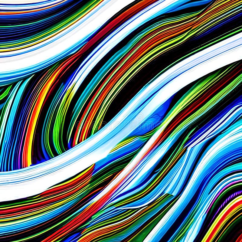 129 Wavy Lines: a Dynamic and Energetic Background Featuring Wavy Lines ...