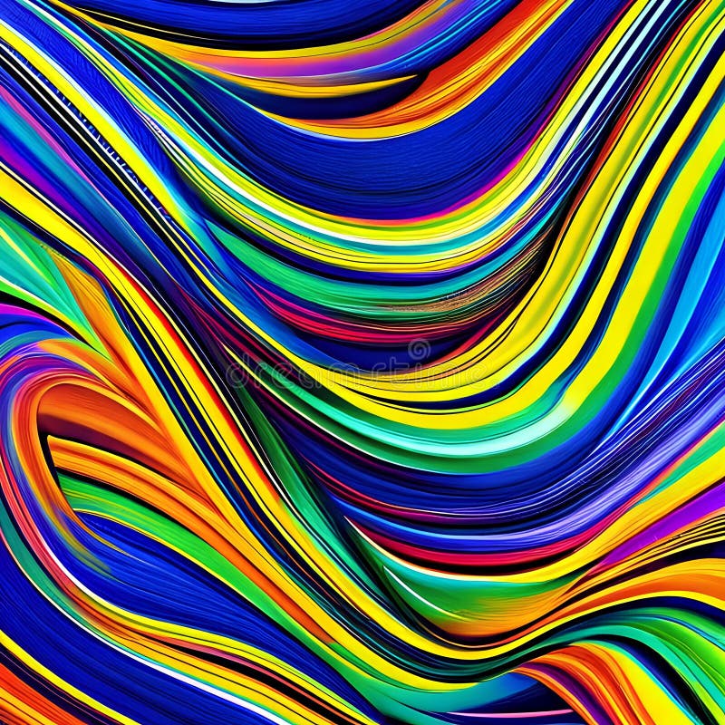 129 Wavy Lines: a Dynamic and Energetic Background Featuring Wavy Lines ...