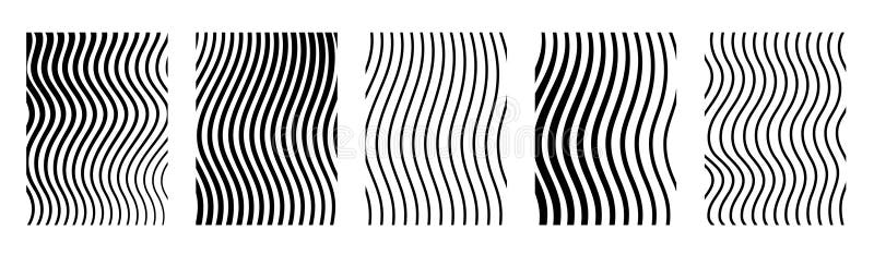 Wavy lines pattern stock illustration. Illustration of cute - 337899875