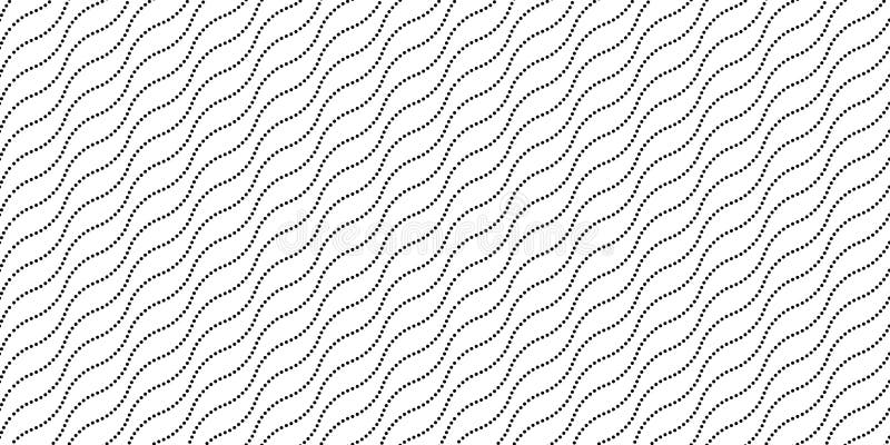 Wavy Lines Seamless Pattern. Undulate Stripes Repeating Background ...