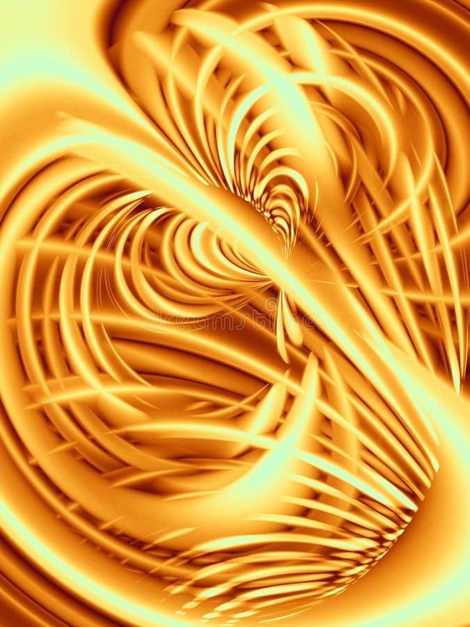 Wavy Lines Texture in Gold stock illustration. Illustration of intense ...