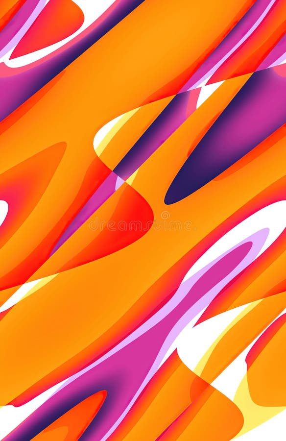 Wavy Liquid Multi Colour Abstract Modern Illustration Design for ...