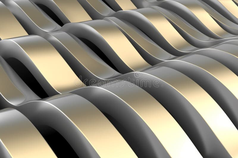 Wavy metal background stock illustration. Illustration of alien - 11551212