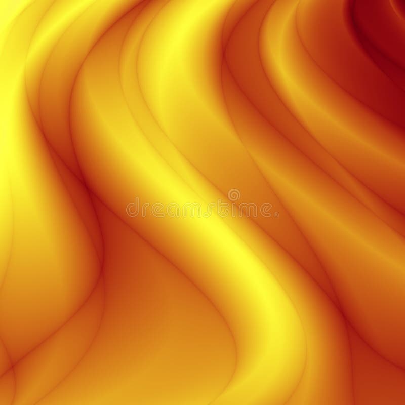 Wavy Orange Beach Abstract Pattern Stock Illustration - Illustration of ...