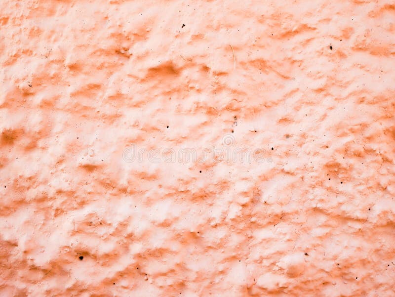 Wavy Orange Wall. Image of the Wall in Orange after Prolonged Exposure ...