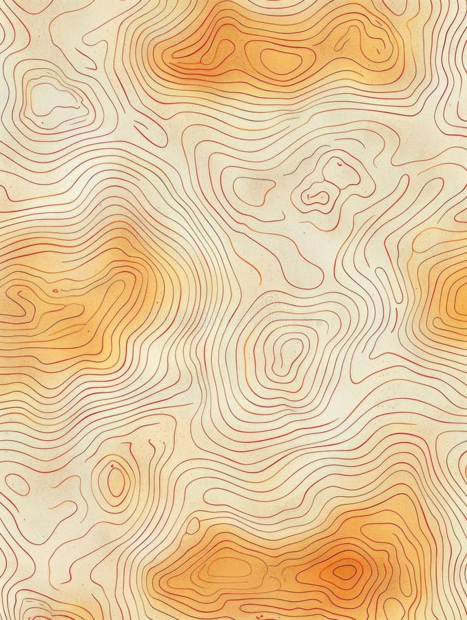 Wavy Orange and White Background Pattern Stock Photo - Image of modern ...
