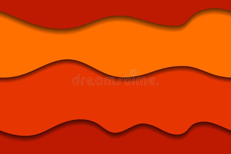 Wavy Paper Cut Background in Seamless Pattern Vector Illustration Stock ...