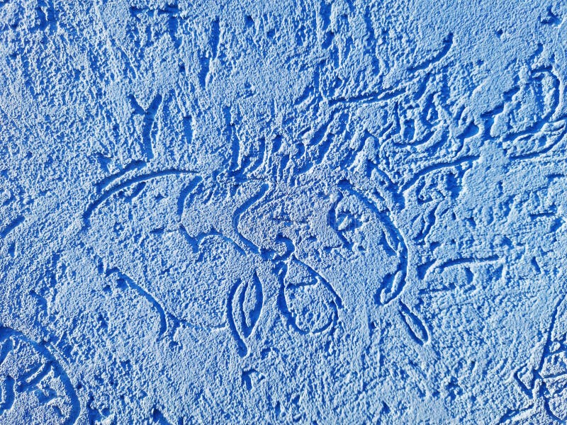 The Wavy Path is Paved with Cobblestones Stock Photo - Image of blue ...