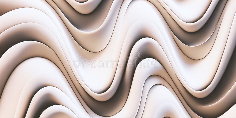 Wavy Pattern Background in Soft Neutral Tones Stock Photo - Image of ...