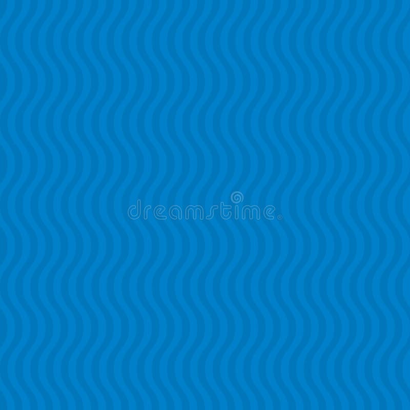 Wavy Pattern. Blue Neutral Seamless Pattern for Modern Design in Stock ...