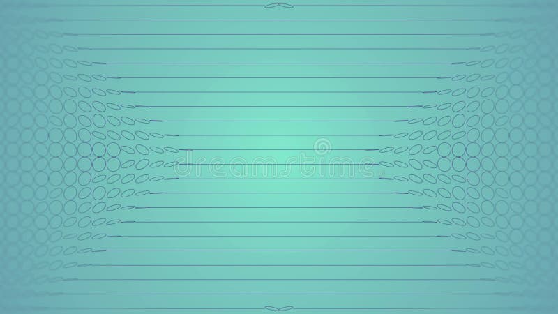 Wavy Pattern of Flat Circular Figures. 3d Rendering Loop Animation 4K ...