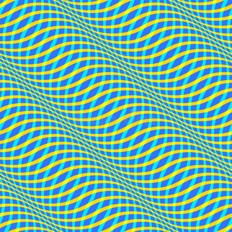 Wavy Pattern with Optical Illusion of Movement. Stock Vector ...