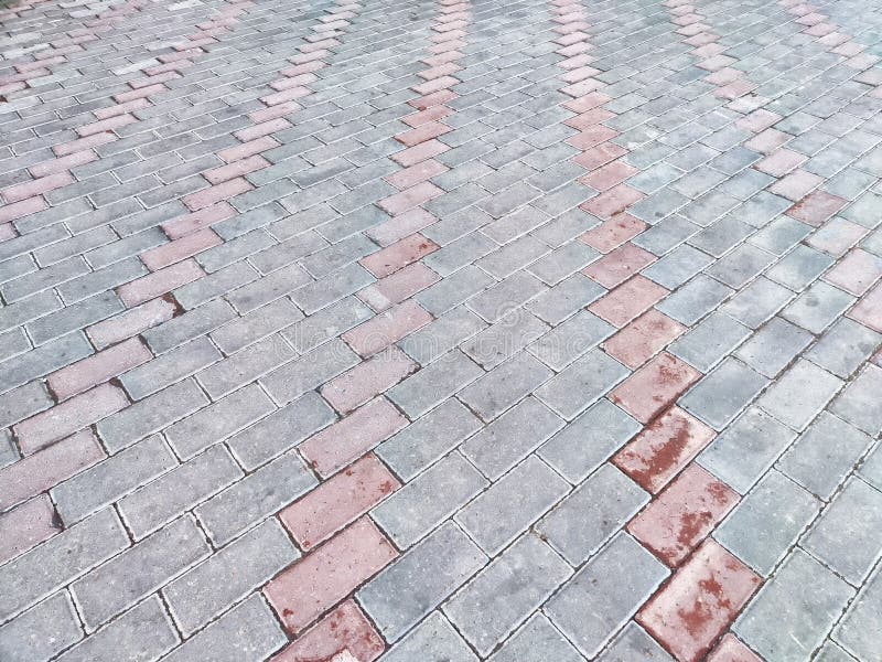 Wavy Pattern of Paving Stones in a Newly Constructed Driveway Outside a ...