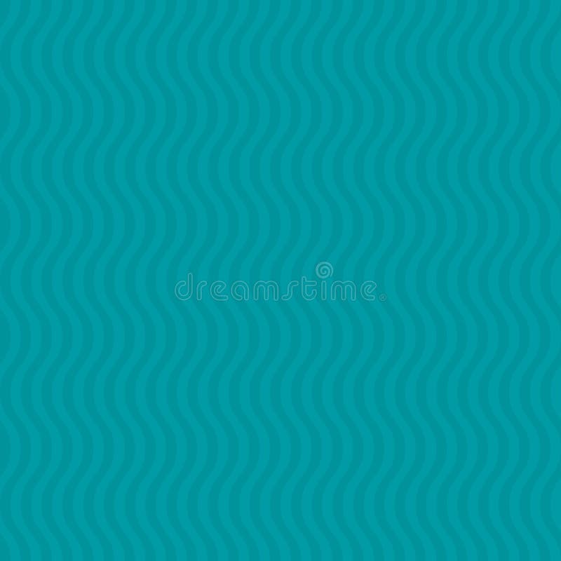 Wavy Pattern. Turquoise Neutral Seamless Pattern for Modern Design in ...