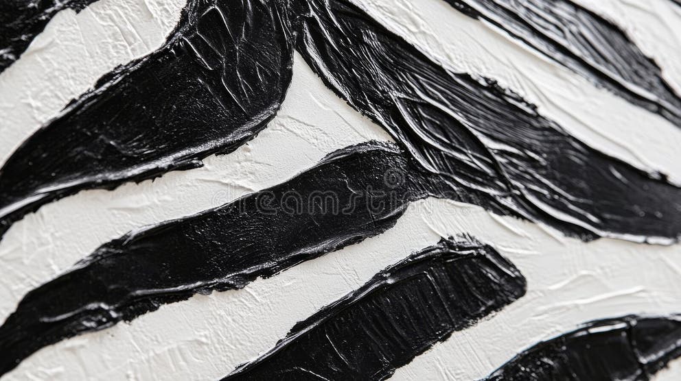 Wavy Patterns in Black and White Make a Bold Visual Statement in a ...