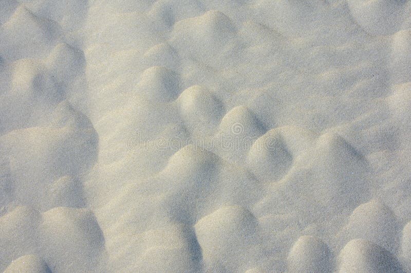 Wavy Patterns on the Sand Formed by the Wind on the Beach Stock Image ...