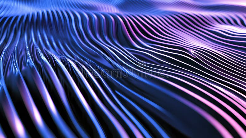 Wavy Patterns of Vibrant Colors Create a Dynamic Visual Experience with ...
