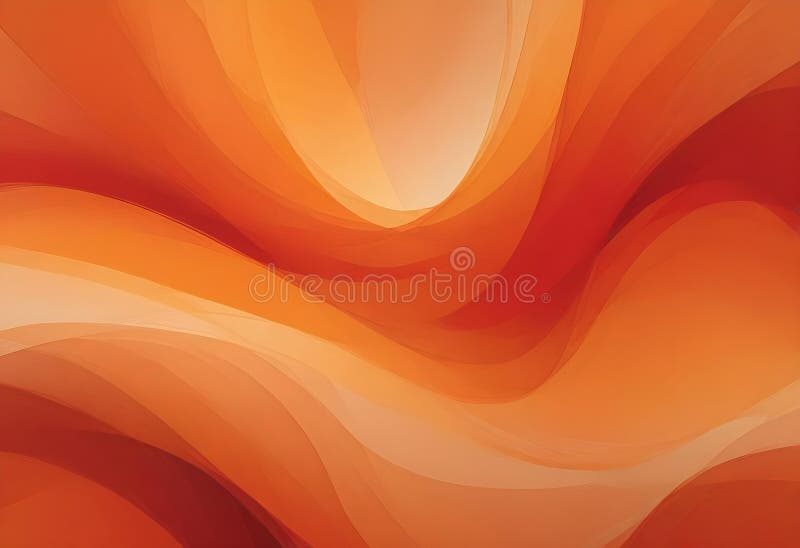 Wavy Patterns in Vibrant Orange Hues Create Dynamic and Warm Visual ...