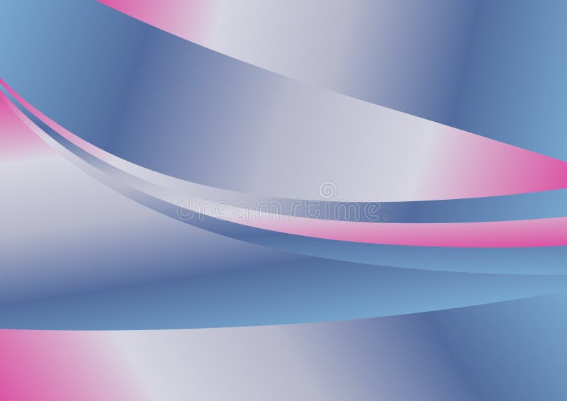 Wavy Pink Blue and Grey Gradient Background Stock Vector - Illustration ...