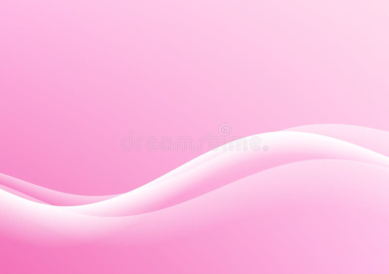 Wavy Pink Color Background Template Stock Vector - Illustration of ...