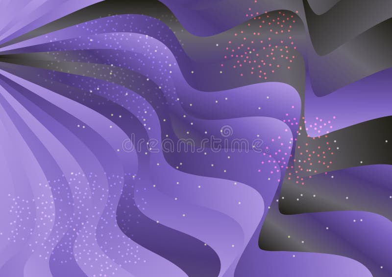 Wavy Purple and Grey Gradient Background Design Stock Vector ...