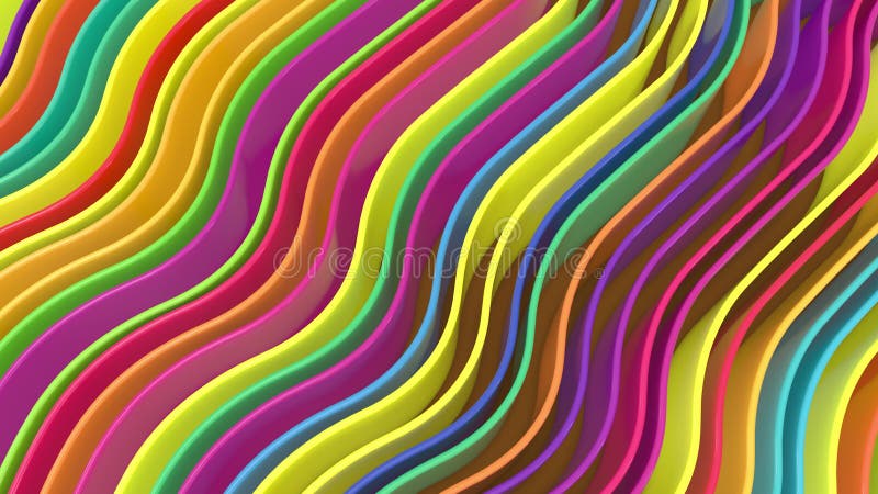 Wavy Random Multi Color Close Stock Footage - Video of liquid ...