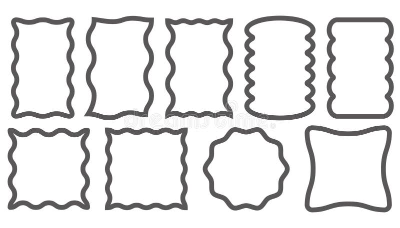 Wiggle Frame Rectangle Stock Illustrations – 262 Wiggle Frame Rectangle ...
