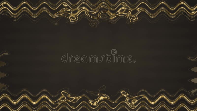 Wavy Rectangular Decorated Colorful Neon Glowing Green Frame ...