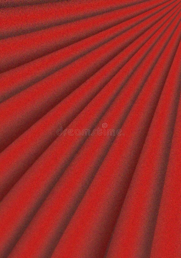 Wavy Red Bright Background with Volume Red Rays Stock Illustration ...