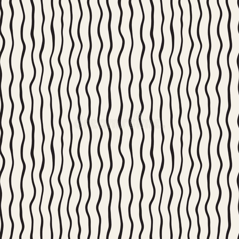 Wavy Ripple Hand Drawn Lines. Abstract Geometric Background Design ...