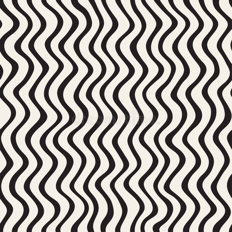 Wavy Ripple Hand Drawn Lines. Abstract Geometric Background Design ...