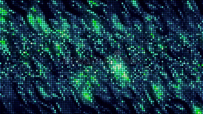 Wavy Ripples with Shiny Pixels. Motion. Bright Background with ...