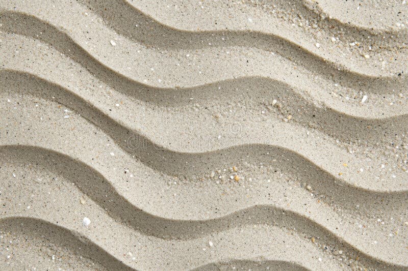Wavy Sand Patterns Creating Natural Texture and Abstract Aesthetic Stock Photo - Image of ...
