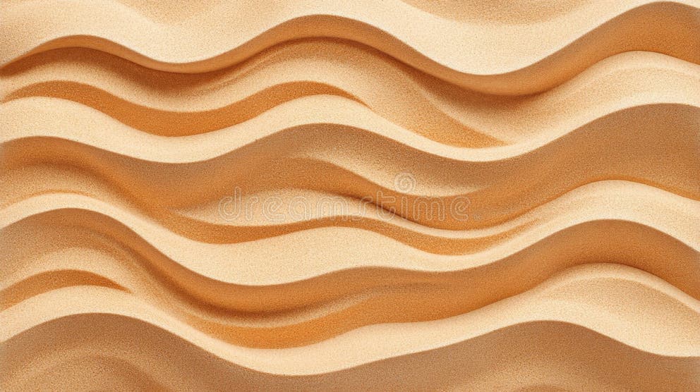 Wavy Sand Texture Abstract Background Design Stock Illustration - Illustration of design ...