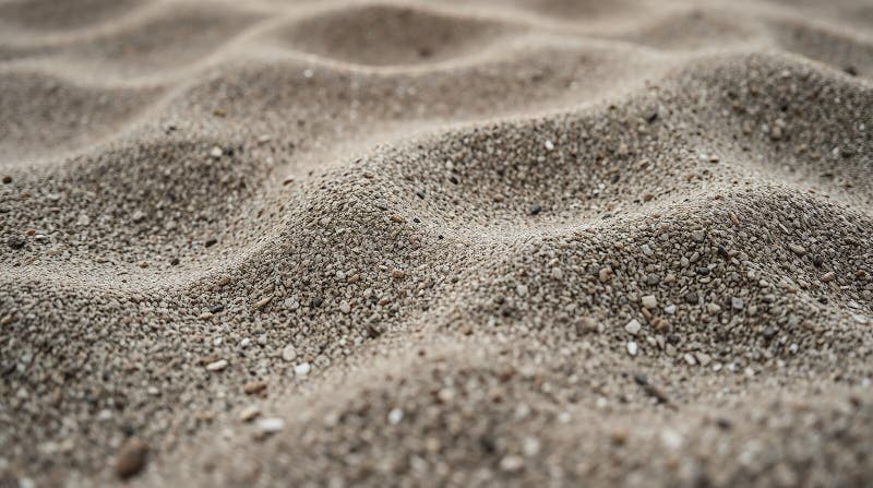 Wavy Sand Texture Creating a Relaxing Beach Landscape Background Stock ...