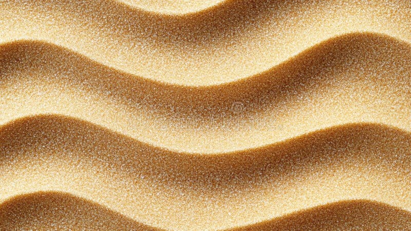 Wavy Sand Texture with Golden Ripples and Shadows Stock Image - Image ...