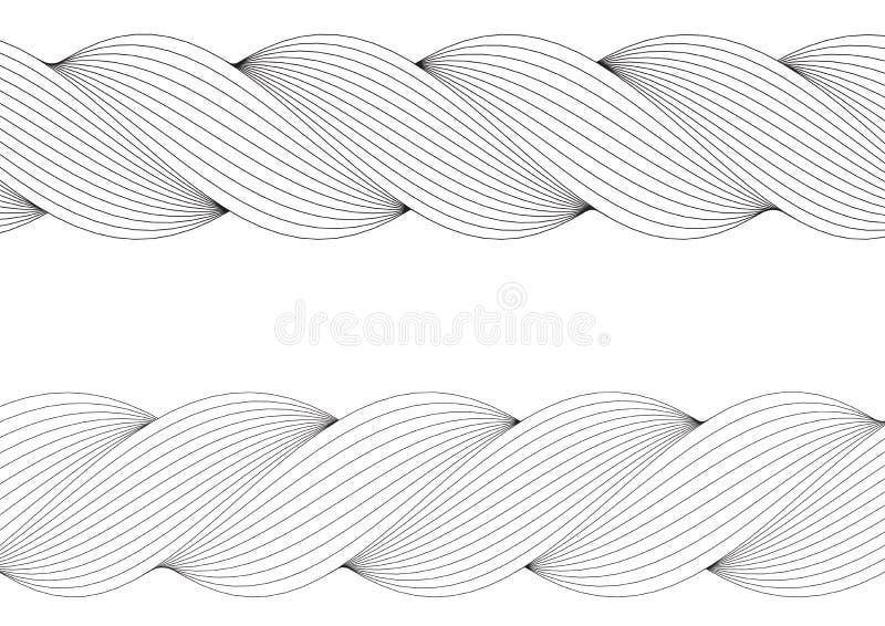 Wavy in the Shape of a Frame on a White Background. Stock Vector ...