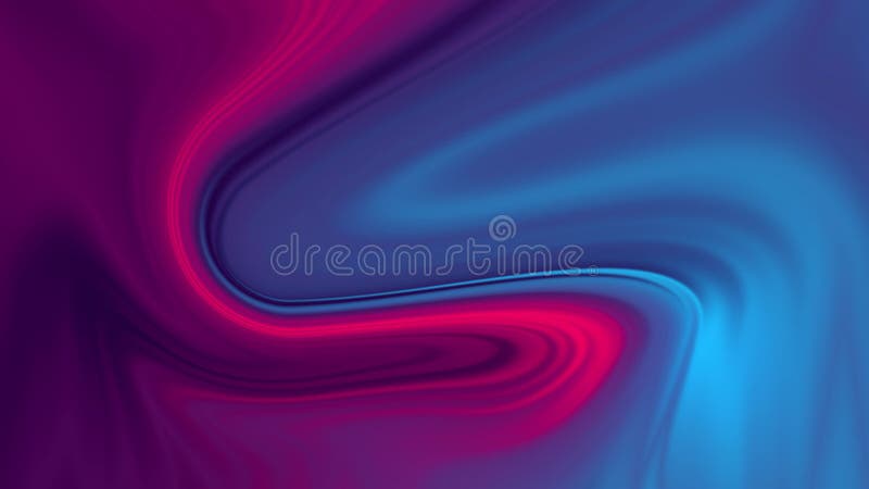 Wavy and Smooth Abstract Animation. Concept of Multicolor Liquid ...