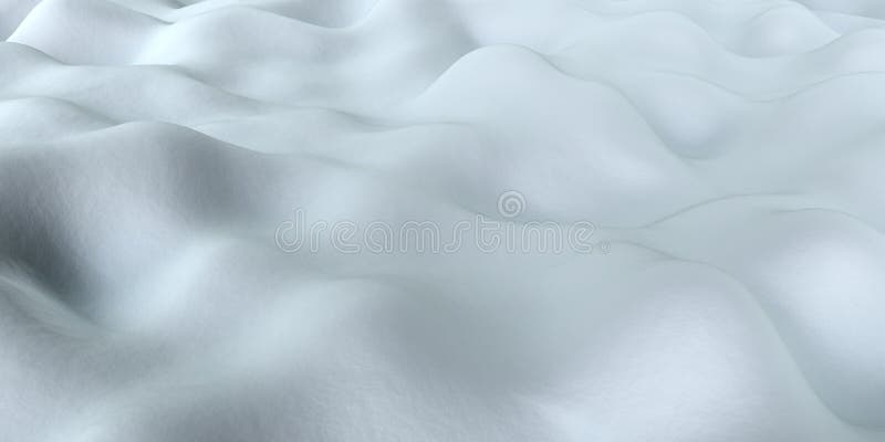 Wavy Snow Bank Surface Background. Stock Illustration - Illustration of ...