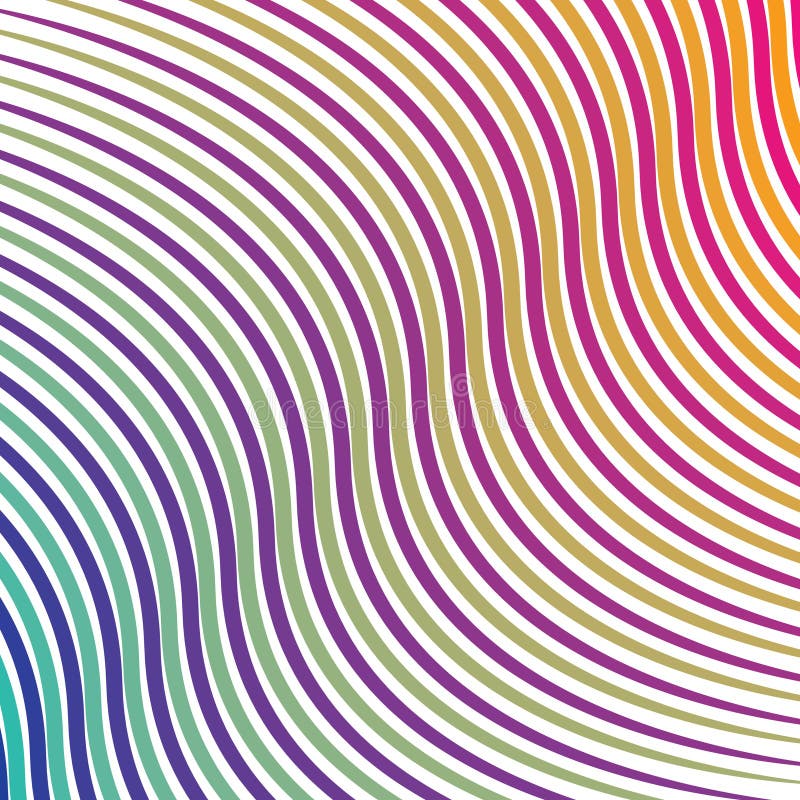Wavy Stripes Background. Vector Illustration Decorative Design Stock ...