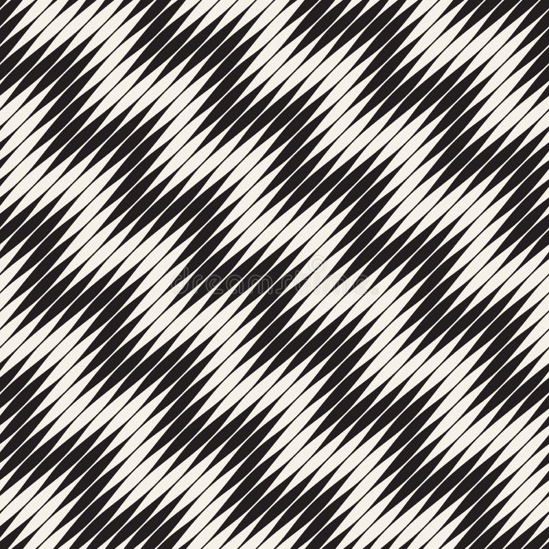 Wavy Stripes Vector Seamless Pattern. Retro Wavy Engraving Texture ...