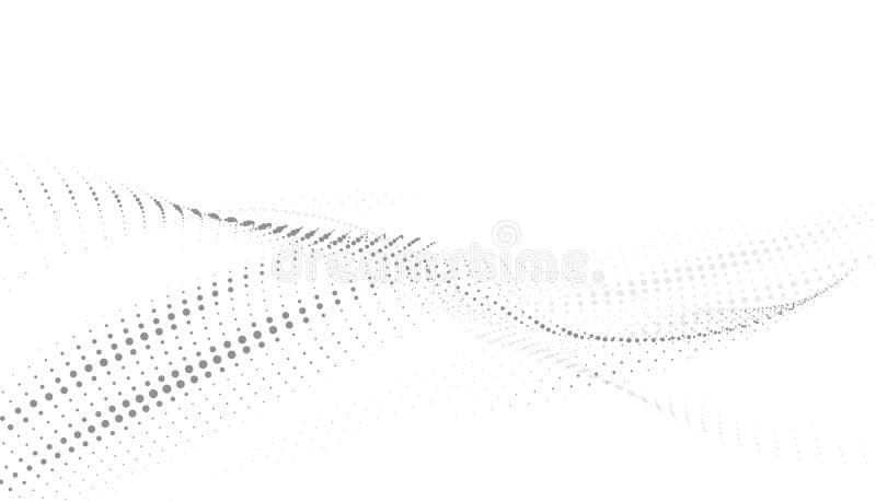 Wavy Style Abstract Dotted Particle Banner for Your Presentation Stock ...