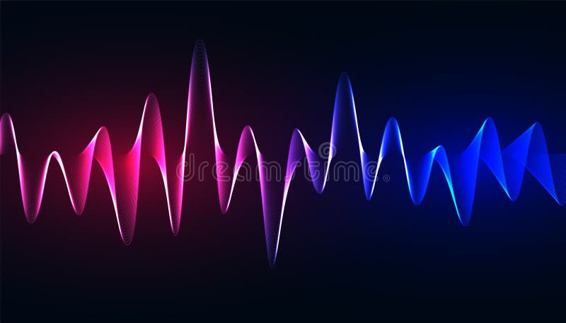 Wavy Style Audio Tune Equalizer Background for Music Concert Stock ...