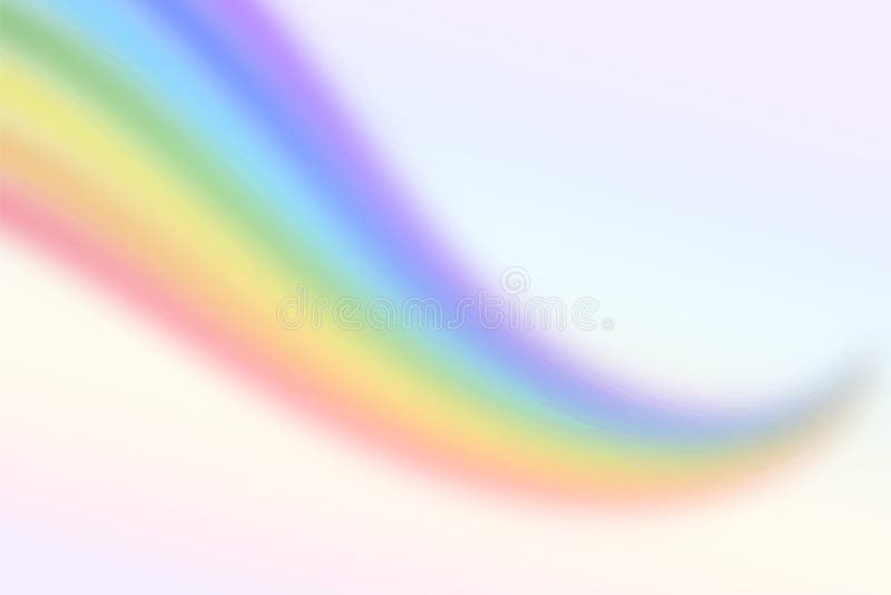 Wavy Style Blurred Rainbow Spectrum Background Design Stock Vector ...