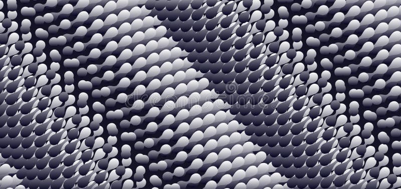 Wavy Surface with Dynamic Effect. Molecular Abstract Background. Layer ...