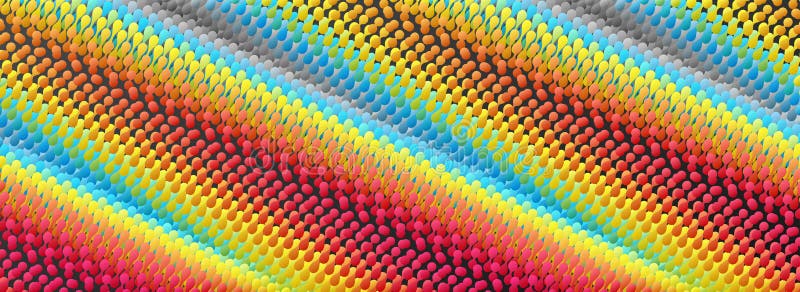 Wavy Surface with Dynamic Effect. Molecular Abstract Background. Layer ...