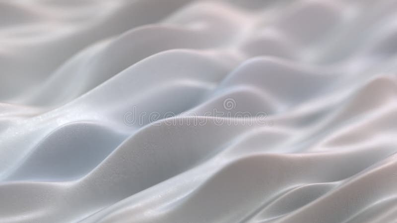 Wavy Surface with Shallow DOF 3D Render Stock Illustration ...