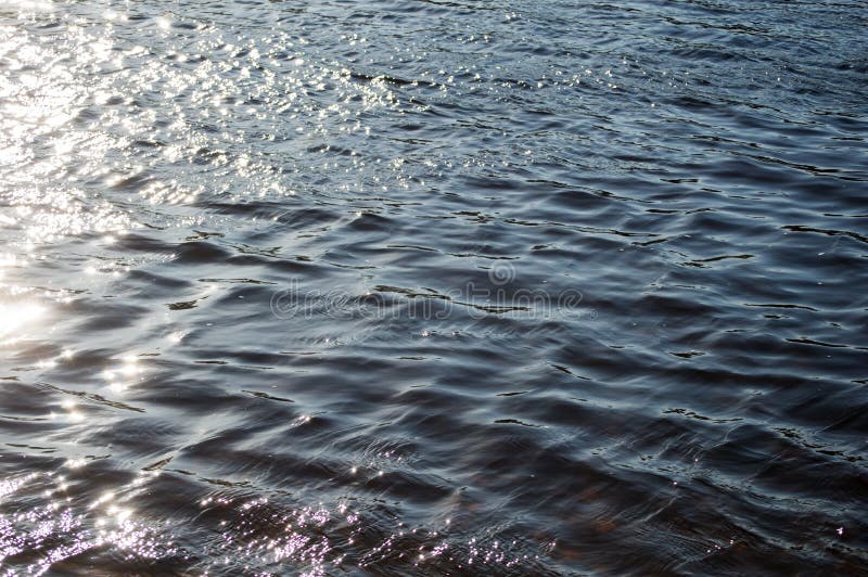 Wavy Surface of Water. Background Stock Photo - Image of action ...
