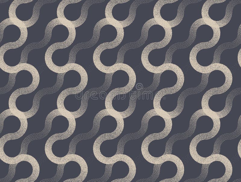Wavy Tangled Lines Seamless Pattern Trend Vector Modern Abstract ...